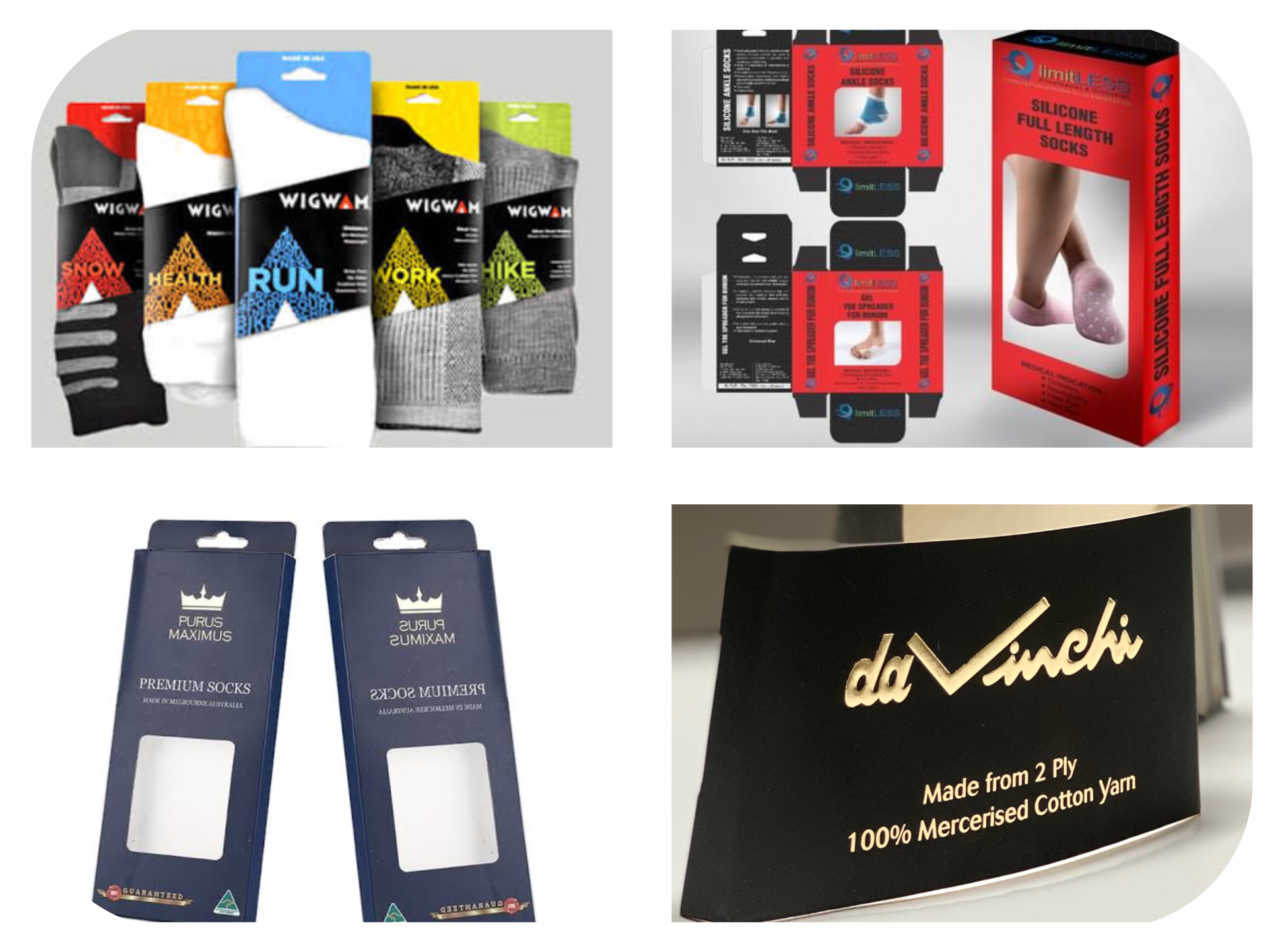 Rider cards/ Socks packaging - Stickwell